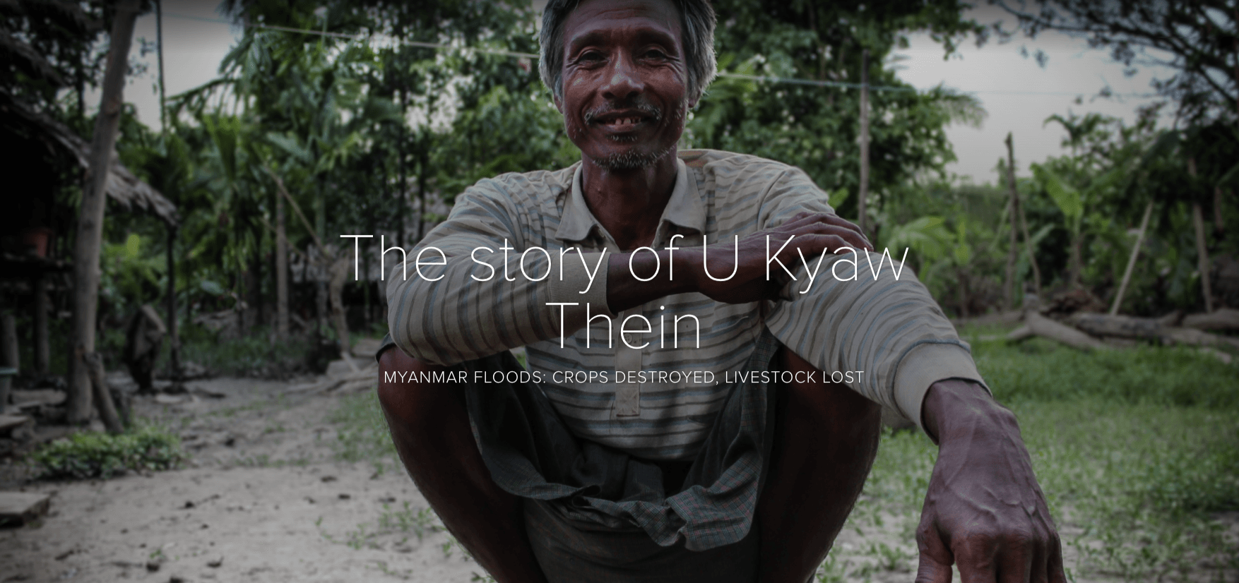 Myanmar floods: the story of U Kyaw Thein - ACT Alliance